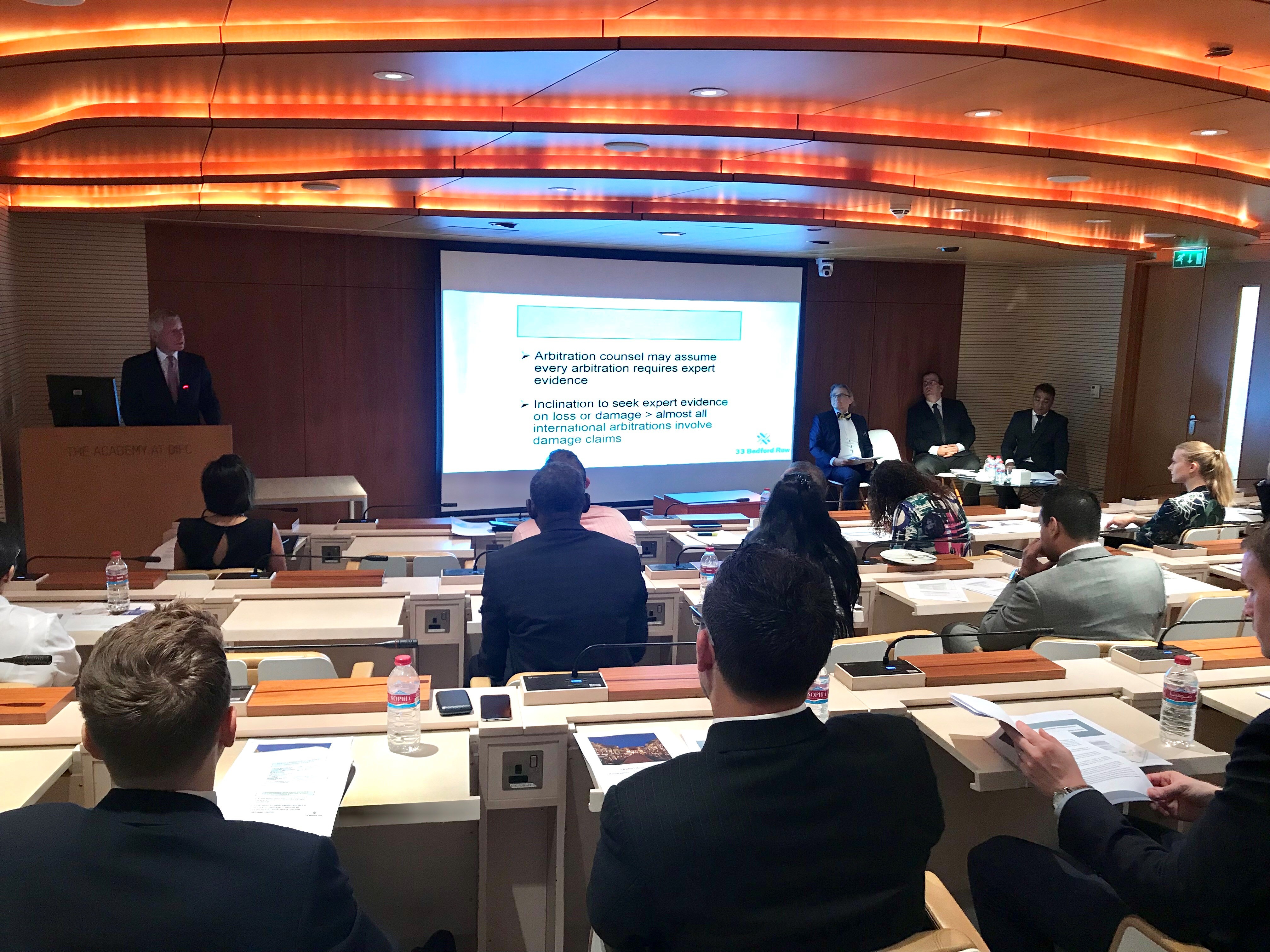 Expert Evidence in Arbitration Course held in Dubai