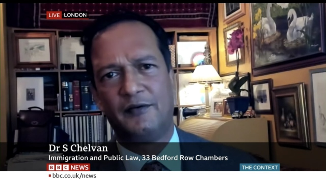 BBC WORLD NEWS: Dr Chelvan joins The Context panel to